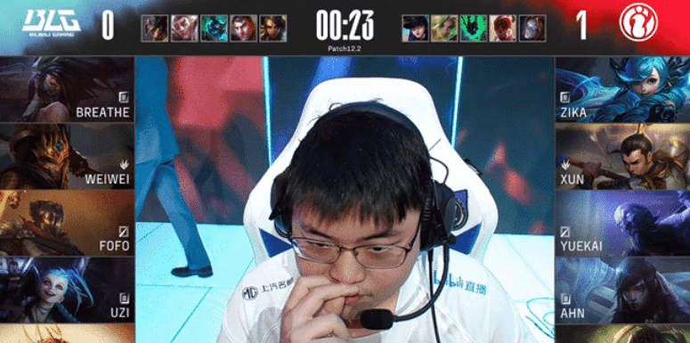 Uzi时隔895回归 BLG鏖战三场不敌IG_金克丝_团战_双方