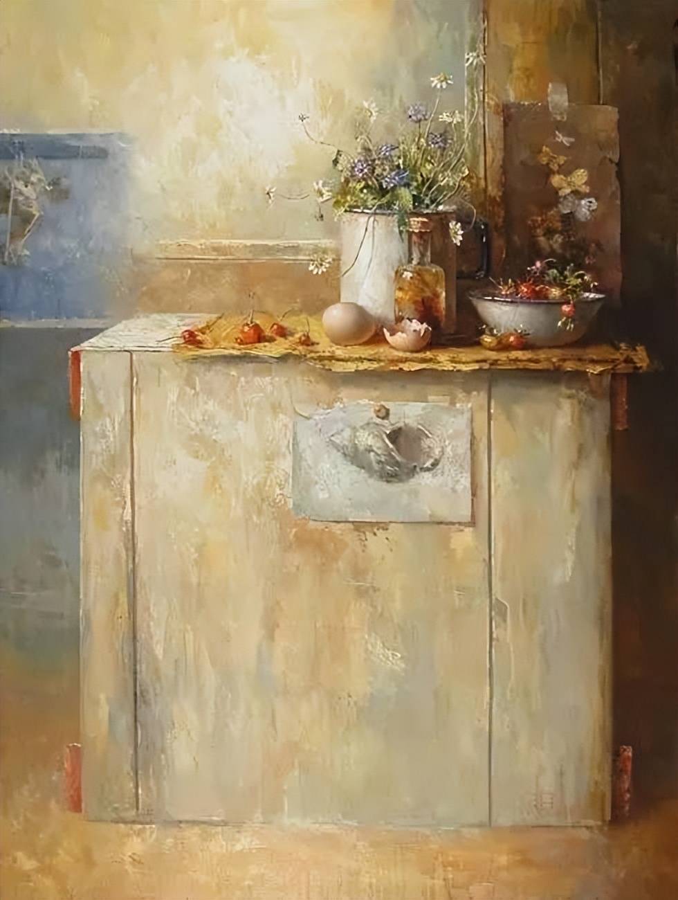 荷兰Rene Jansen（雷内.詹森）油画静物-搜狐大视野-搜狐新闻
