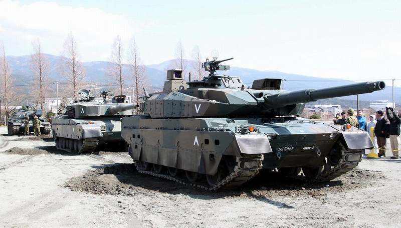 全球十大主战坦克第九名——日本 TK-x10式主战坦克_mm_主炮_滑膛炮