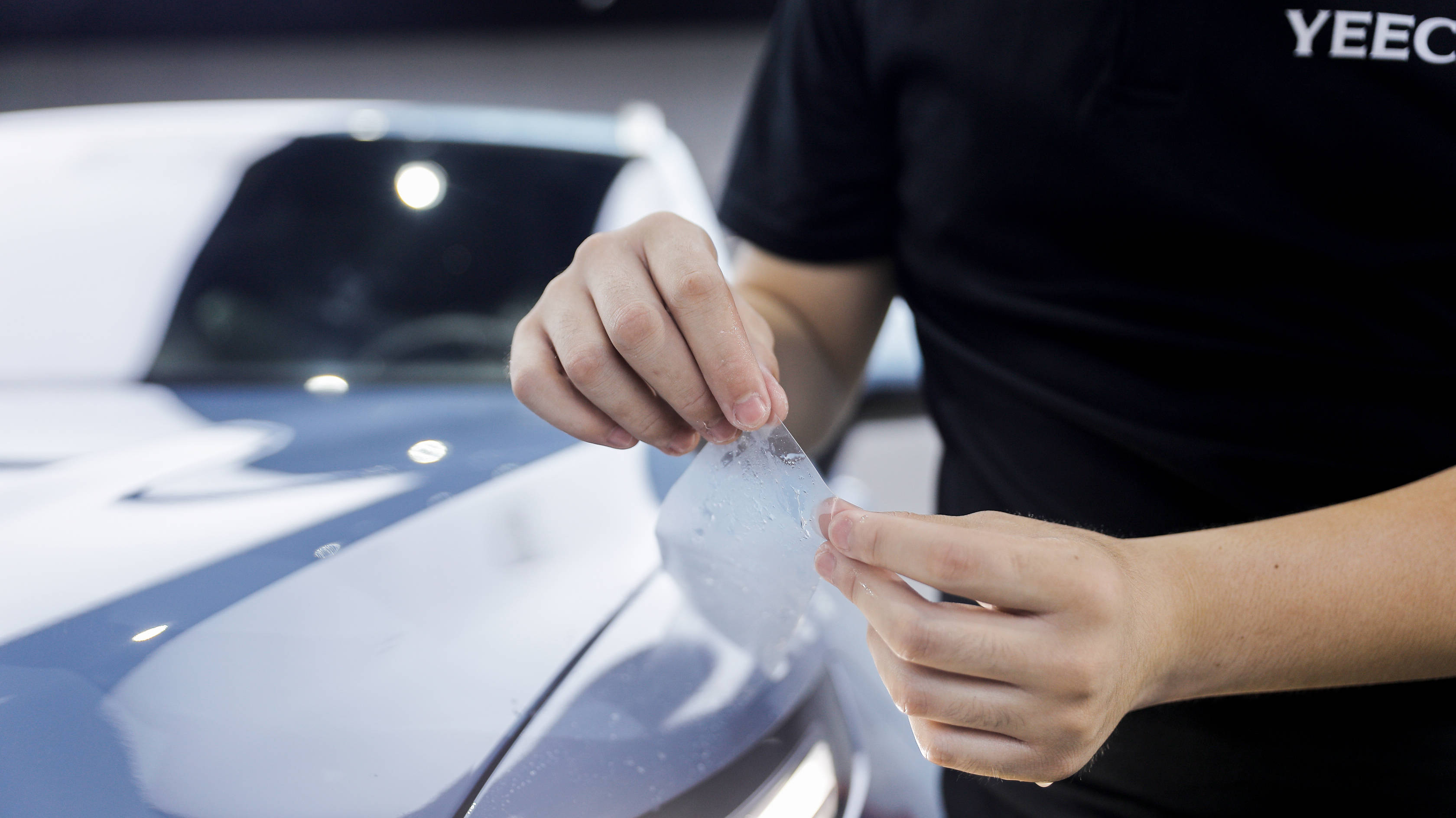 理想one 蓝色 YEECAR 车衣施工案例_搜狐汽车_搜狐网