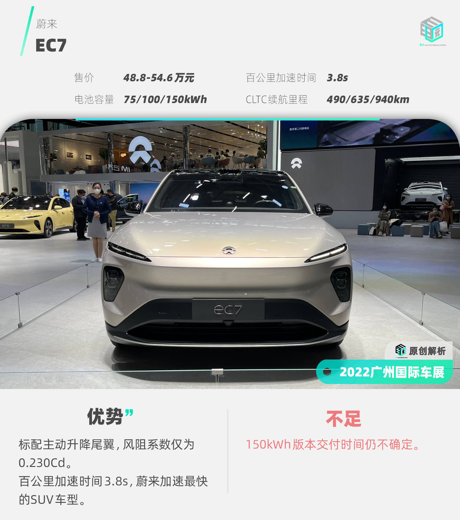 2022广州车展E快评 | 元勋焕新 再添大将 蔚来ES8/EC7解读_搜狐汽车_搜狐网