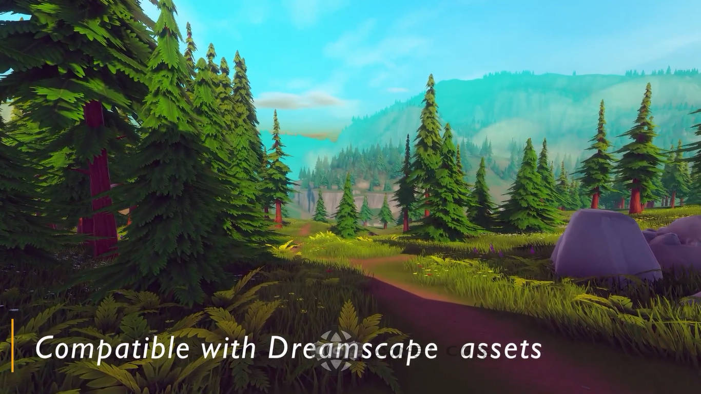 ue风格化山脉资产下载(含教程）3A开放世界环境 - CG港-官网入口