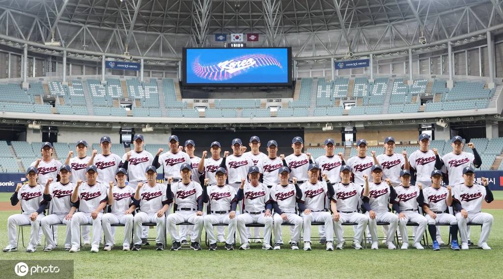 韩国亚运棒球队集合训练 将向冠军发起挑战(图)_柳仲逸_首尔_主教练