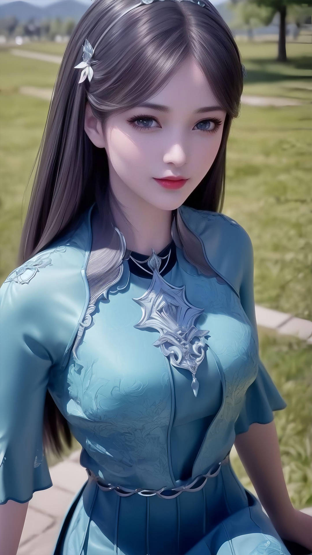 《斗罗大陆》宁荣荣AI精美手机壁纸：气质高贵出尘-搜狐大视野-搜狐新闻