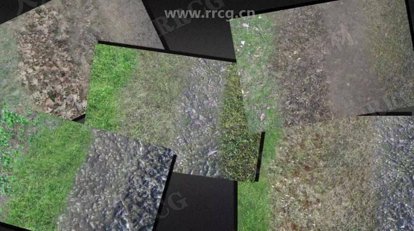 高品质地面纹理自然景观场景Unity游戏素材资源_人人