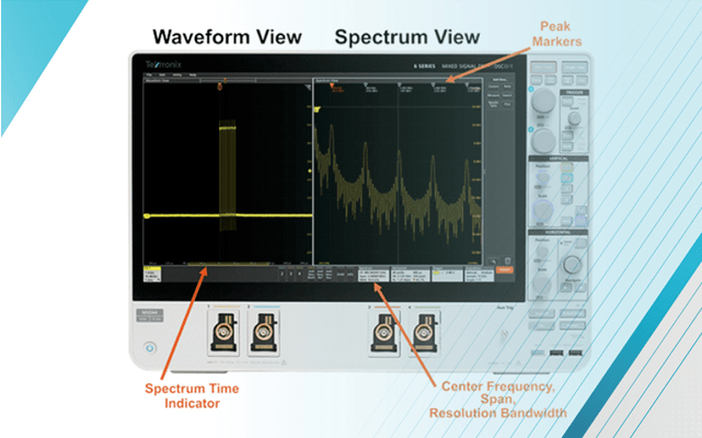 示波器上的频域分析利器Spectrum View 功能—基础篇_频谱
