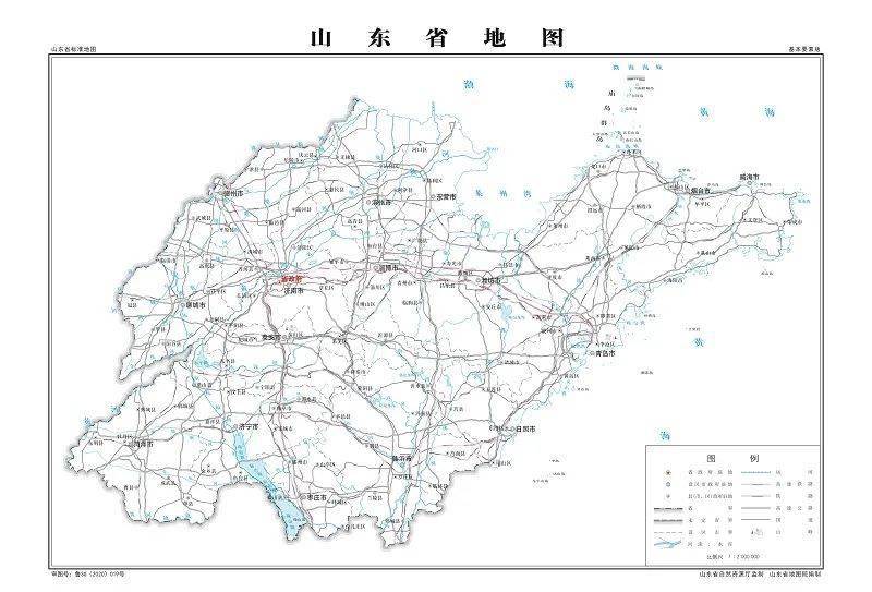 临沂各县区地图更新！进来看山东2020标准地图上线！-搜狐大视野-搜狐新闻