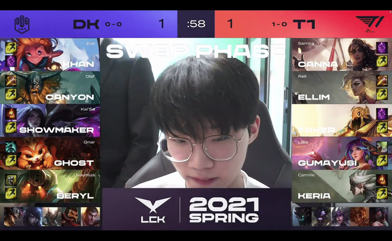 Faker首次登场，就差一点击败世界冠军！决胜局巨大优势遗憾败北_比赛