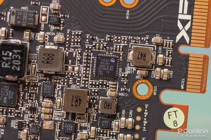 讯景6900XT海外版：19相高频非公，低温还静音_供电