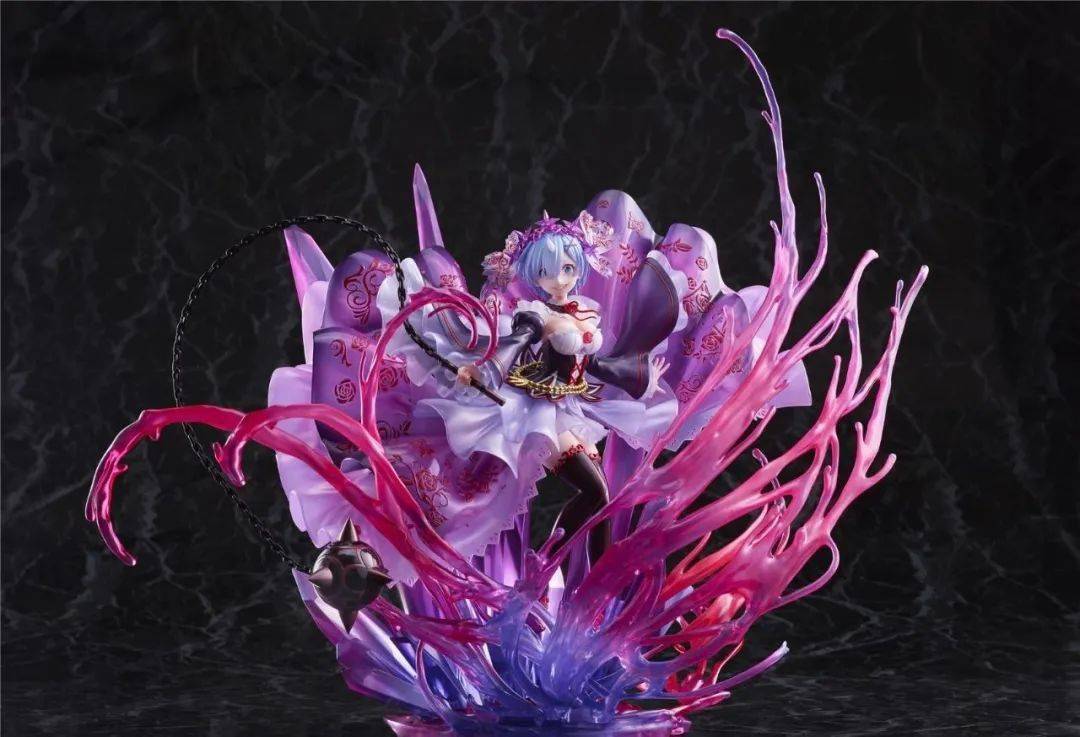 从零开始的水晶礼服鬼蕾姆，化身手办气势足！_雷姆