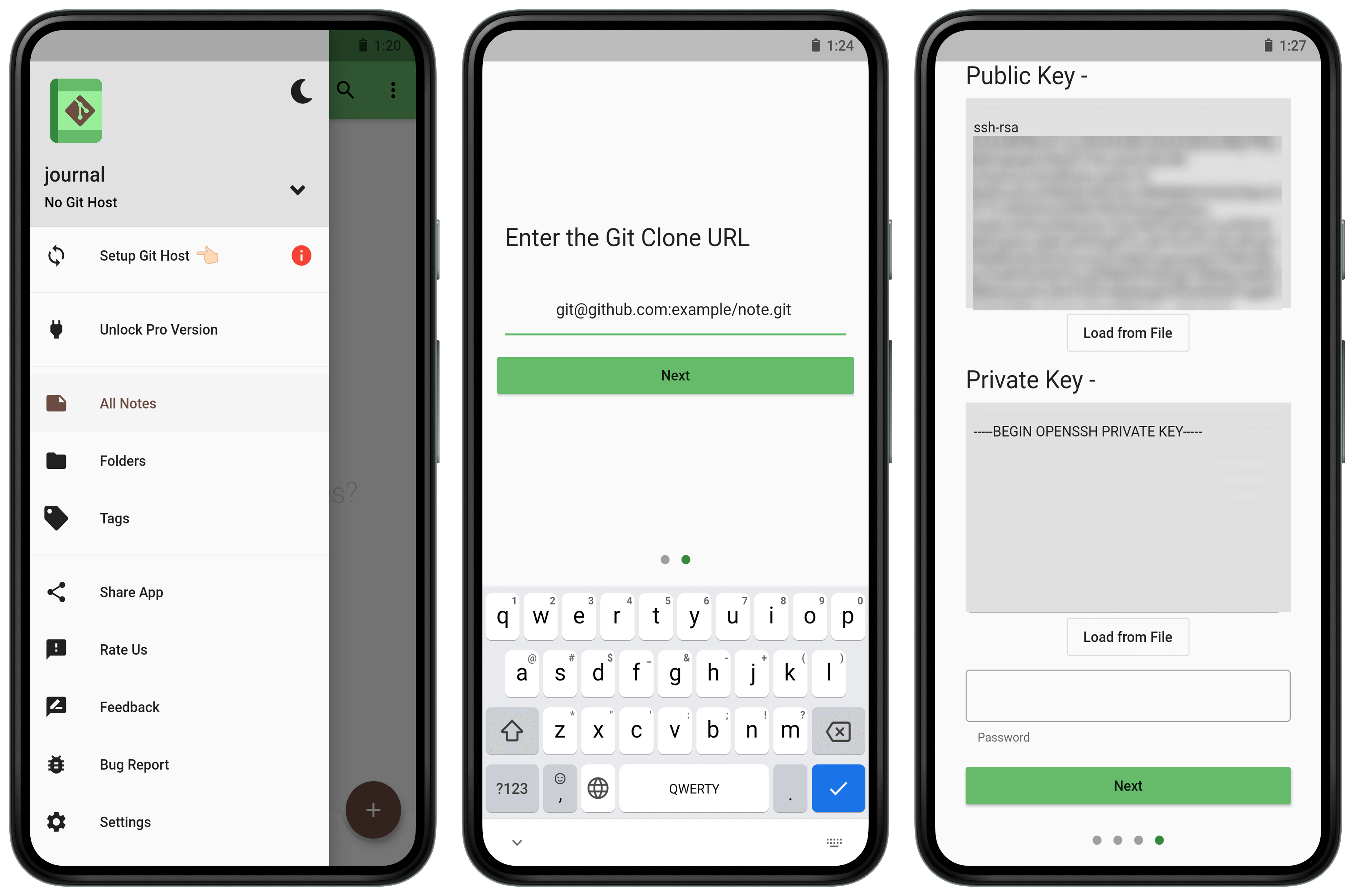 在 Android 端使用 Obsidian 的好伴侣：GitJournal 使用指南_配置