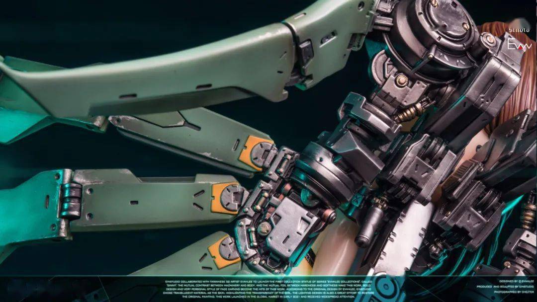 EIN Studio x EvanLee联名雕像《Ginny》，把人小脸都看红了~_Ein