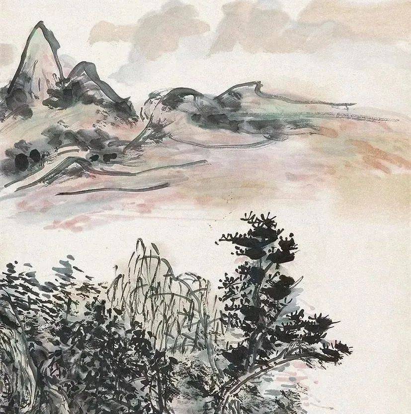 赏画｜黄宾虹《栖霞山居图》_中国