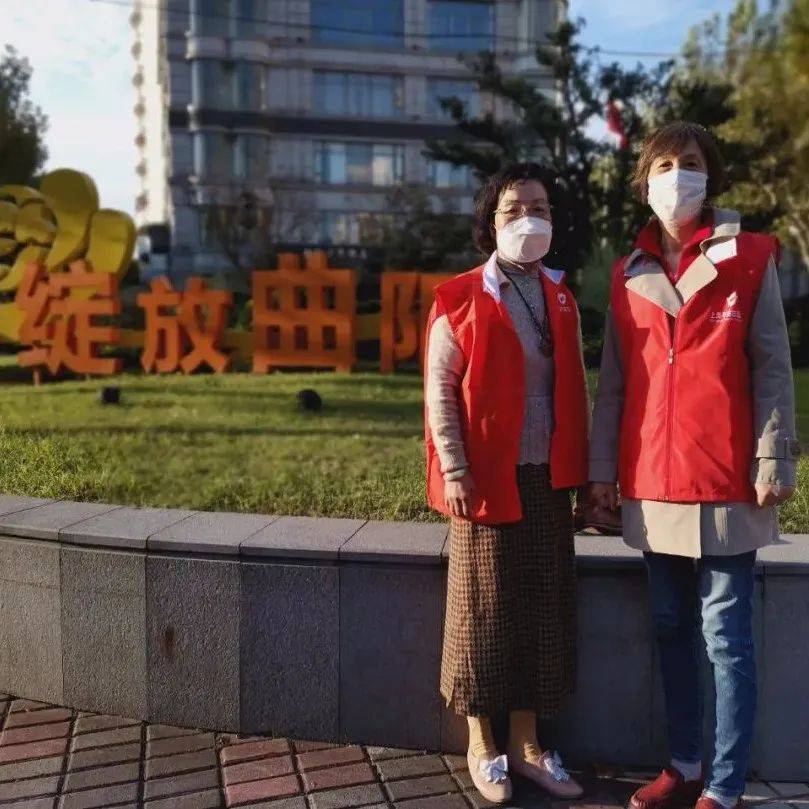 助力进博会,曲阳 平安橙”志愿者在行动!社区