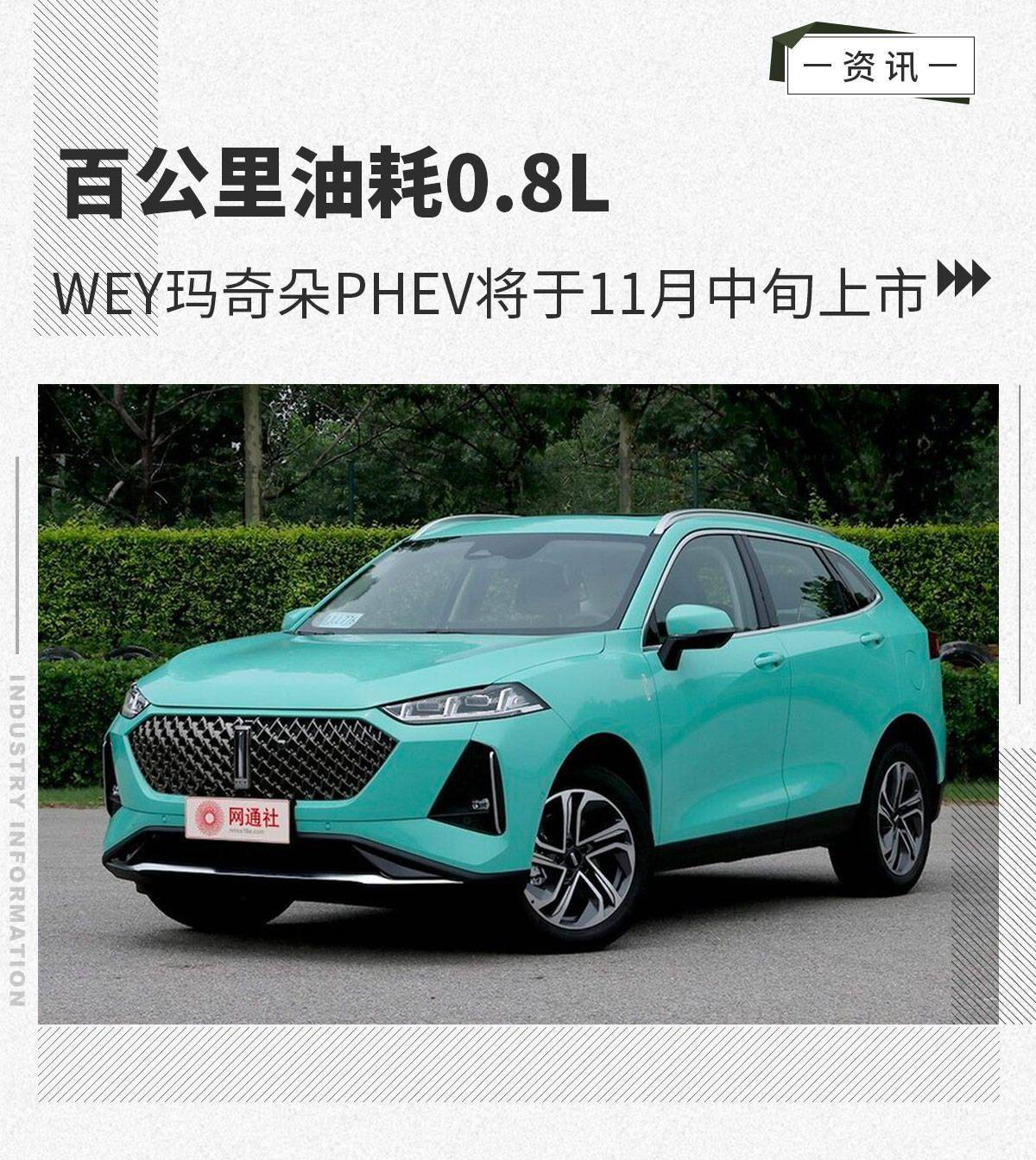 百公里油耗0.8L WEY玛奇朵PHEV将于11月中旬上市_搜狐汽车_搜狐网