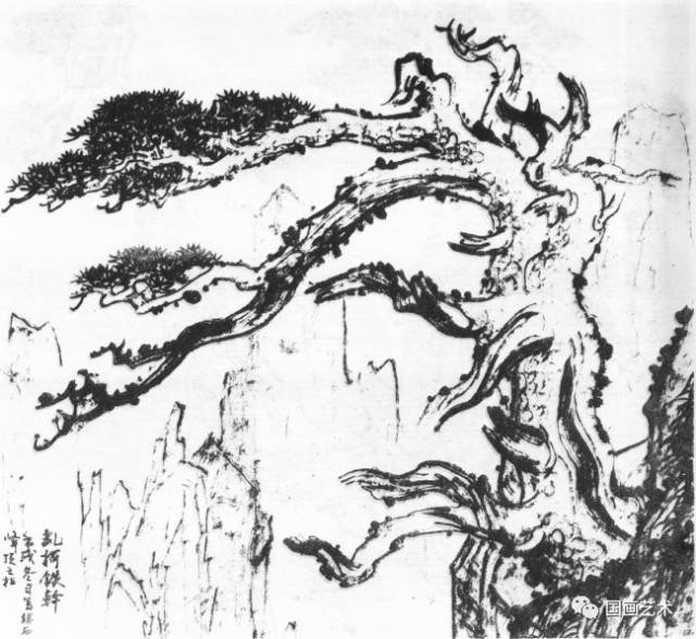 松树的画法详解_松根