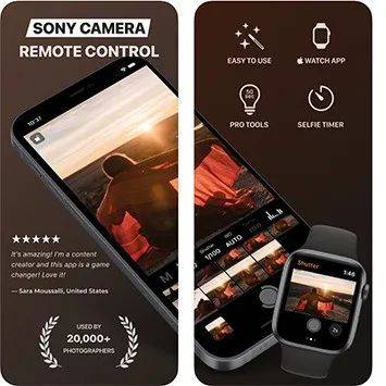 全新Shutter APP让iPhone、 苹果表、 iPad秒变索尼相机遥控器！_对焦_机型_ver