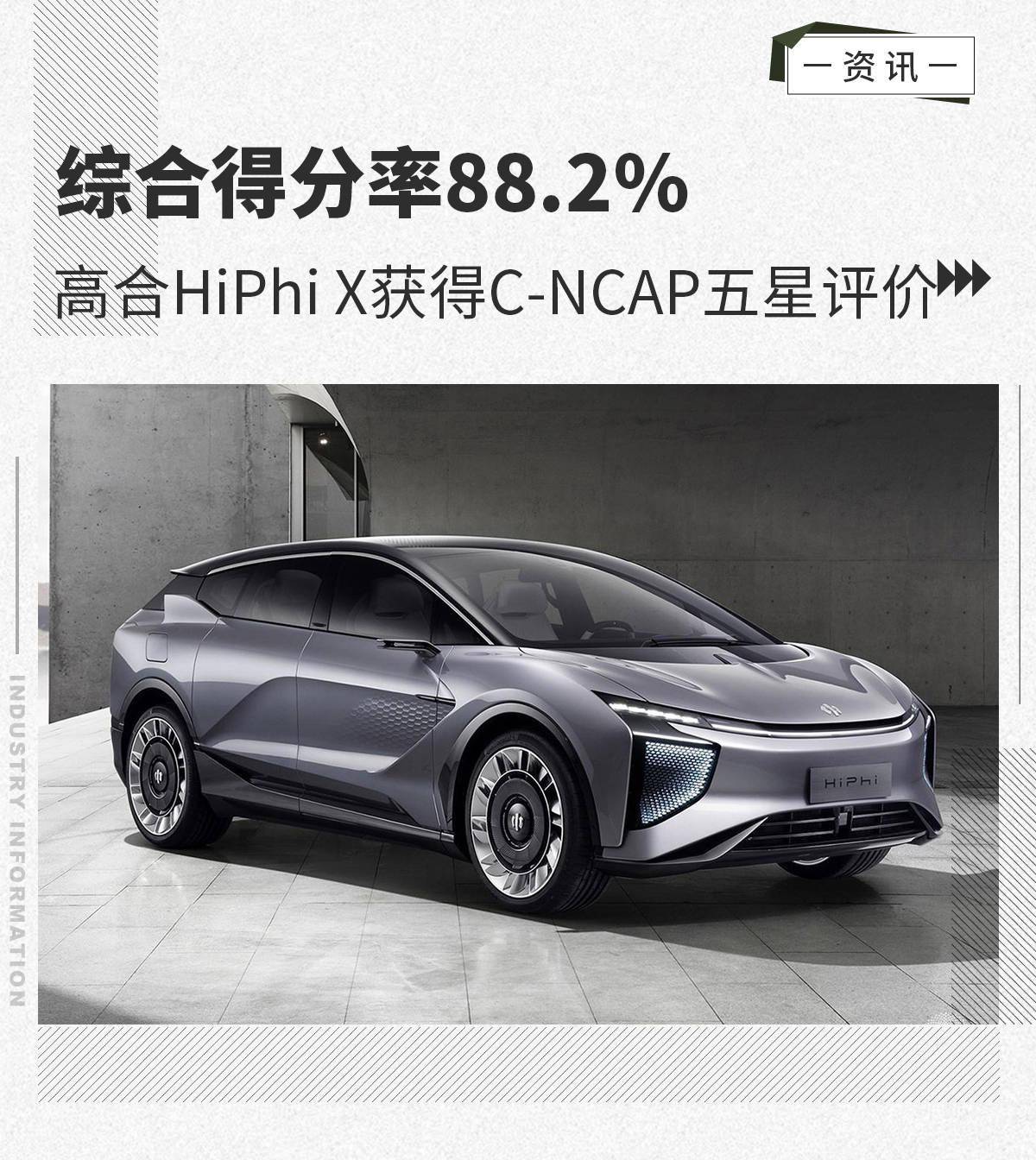 综合得分率88.2% 高合HiPhi X获C-NCAP五星评价_搜狐汽车_搜狐网