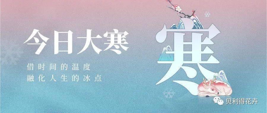 岁末大寒至 静候春归来
