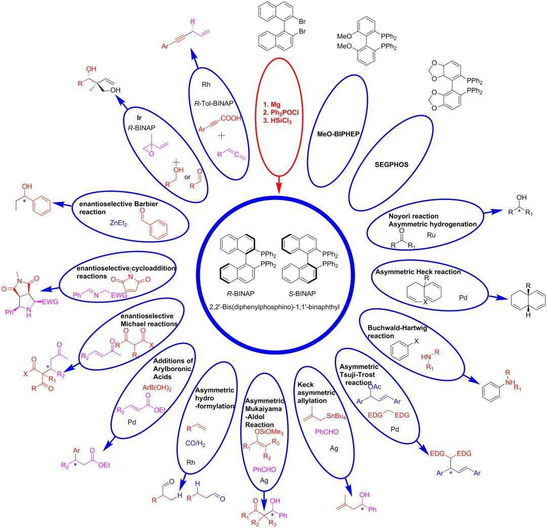 常见手性双膦配体----BINAP_反应_催化_'-Bis