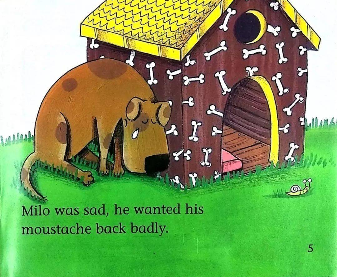 绘本阅读|Milo’s Moustache_Cat_Big_英语