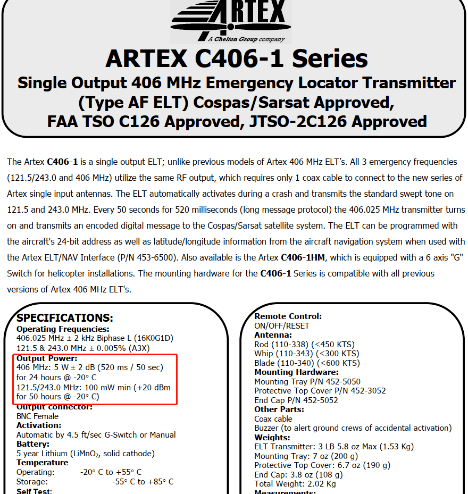 737CL固定式ELT测试_设备_发射_插头