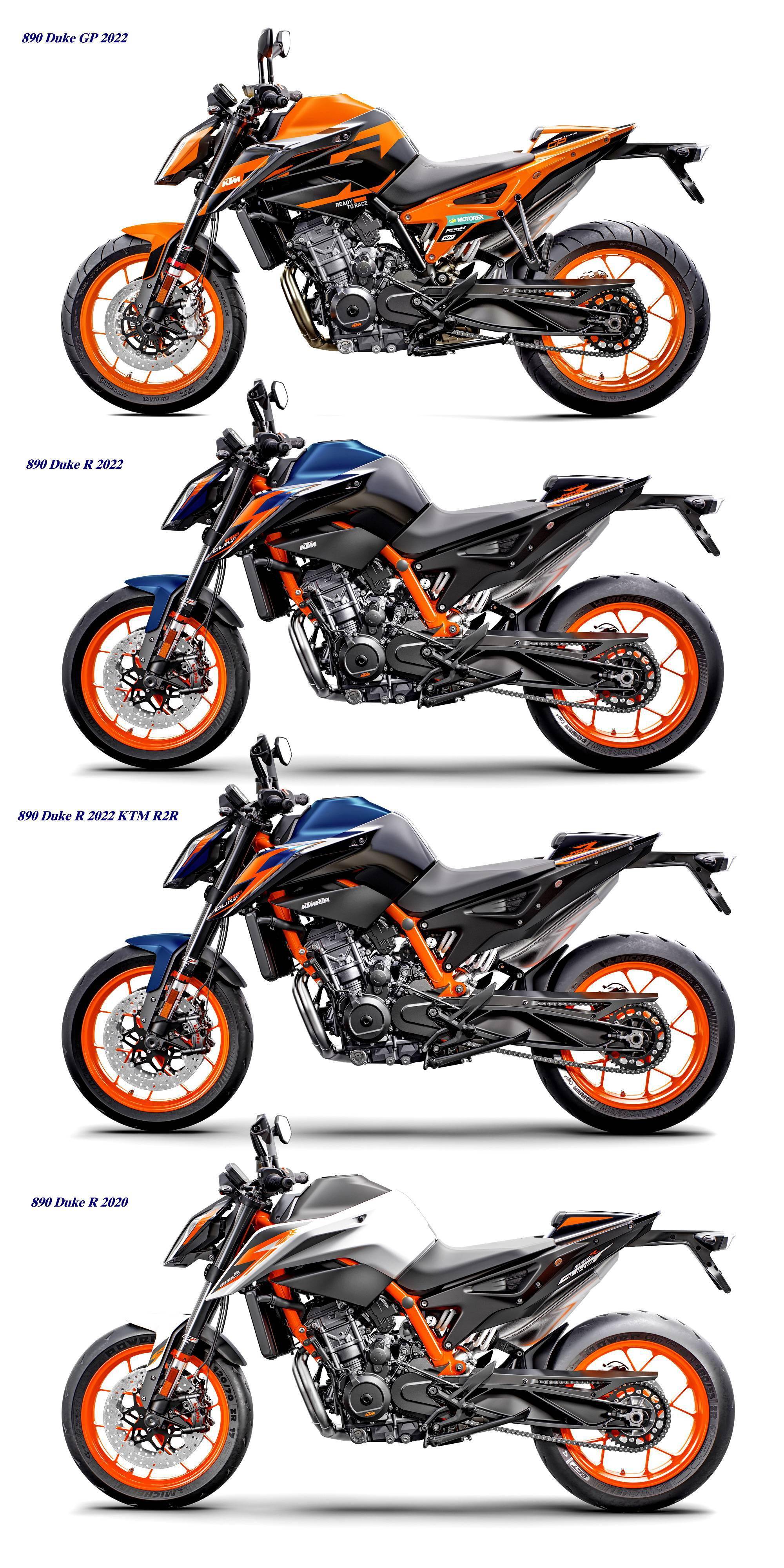 KTM 2022 款 890 Duke R、890 Duke GP 细节简介_搜狐汽车_搜狐网