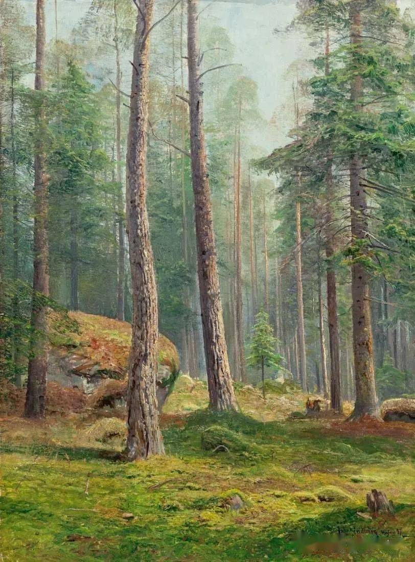 油画风景欣赏——John·Kindborg_金德伯格_微信_约翰·路德