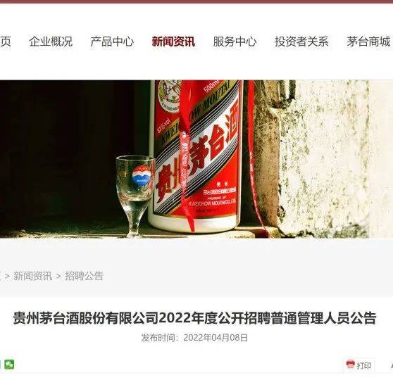 茅台招人！_招聘_领域_moutai