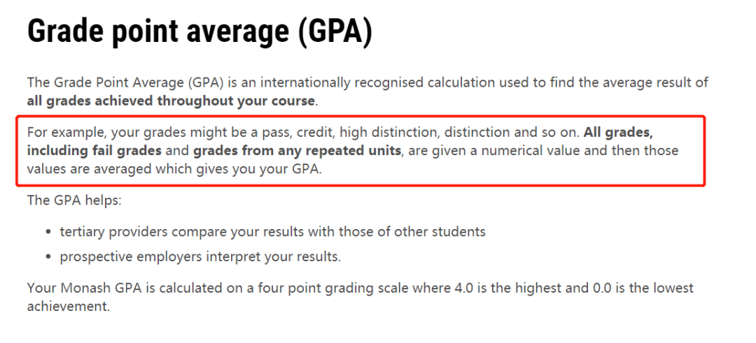 又到Monash毕业季，申请Master居然看重这个分数！GPA和WAM还傻傻分不清？计算方式也大不相同！_官网_来源_图片