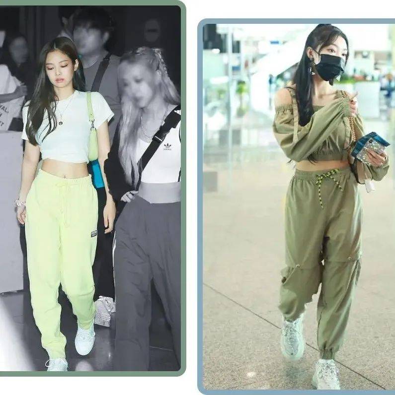 bra+运动裤=夏季“王炸组合”！又飒又欲，简直A爆了！_束脚_健身房_望而远