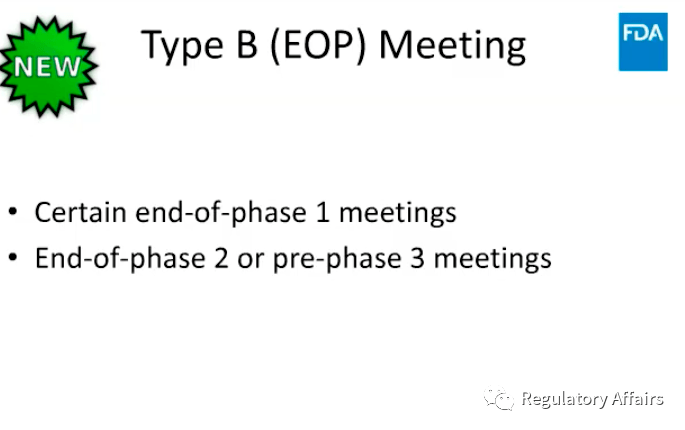 Drug RA | Formal Meetings Between the FDA and Sponsors_会议_审查_程序来