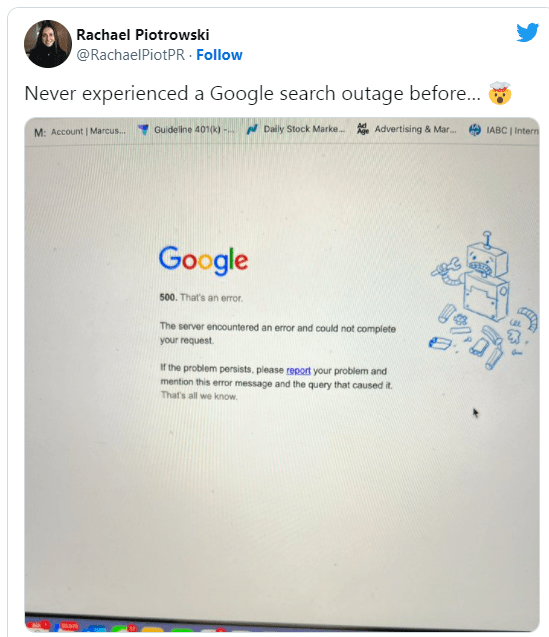谷歌搜索引擎出现罕见的服务中断，数据中心发生爆炸_谷歌数据中心爆炸 3人受伤_报告_Google