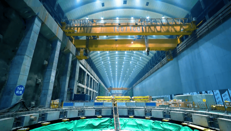 [OS] Baihetan Dam Main Power Hall - Largest uninterrupted underground ...