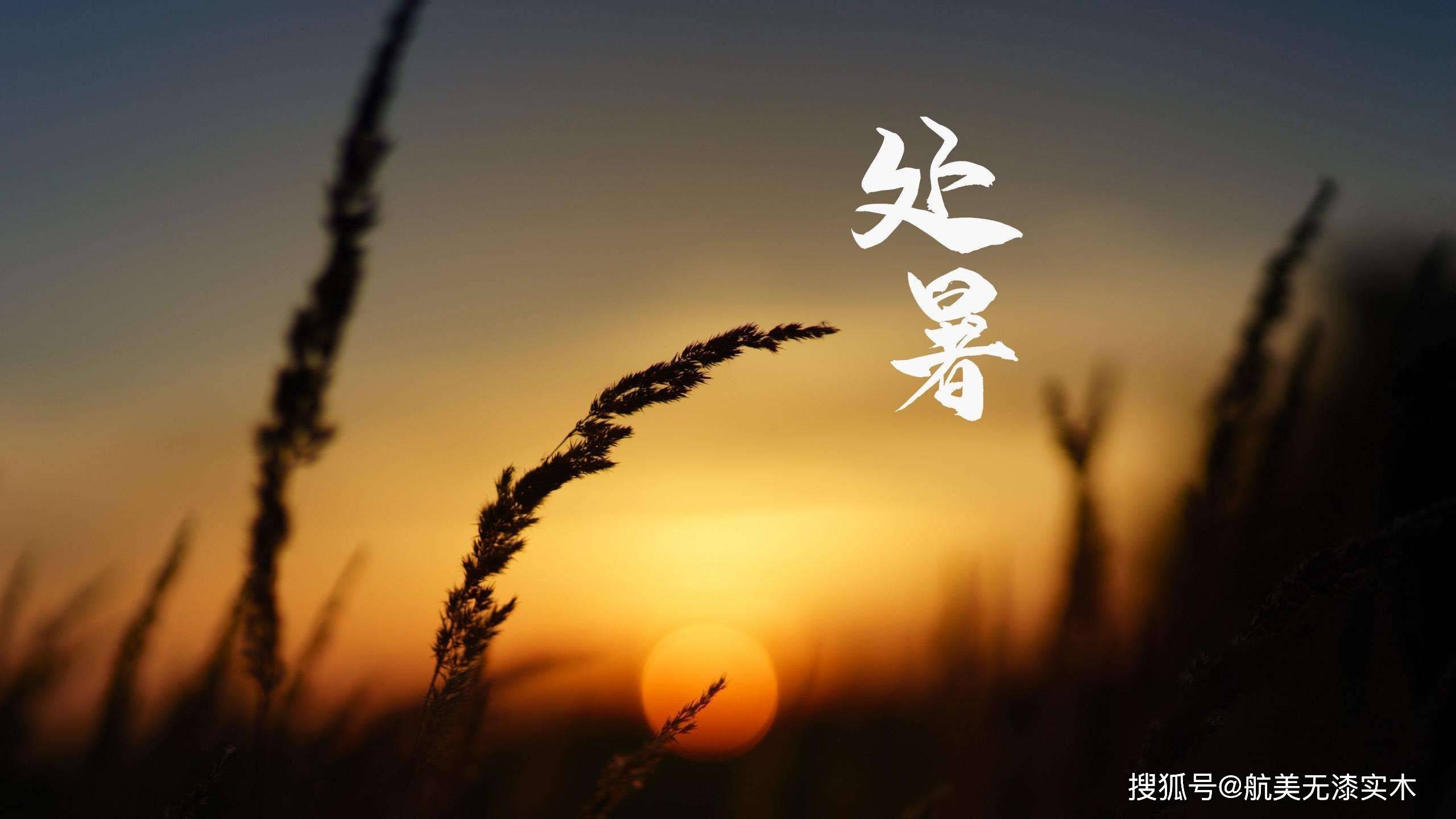 处暑已至暑气渐止,最好新秋时节气收获高温