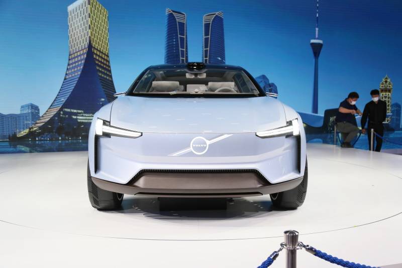 沃尔沃概念车Concept Recharge成都车展中国首秀_搜狐汽车_搜狐网
