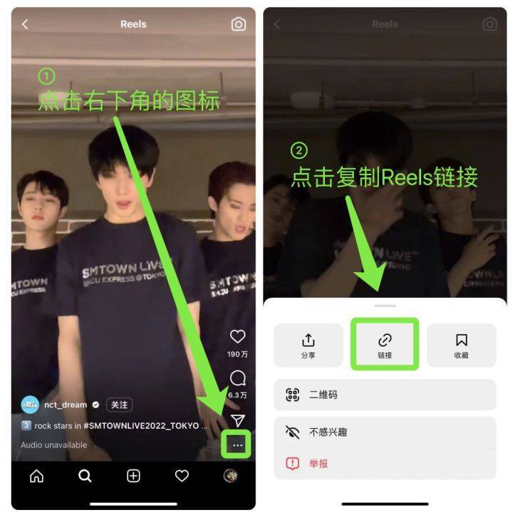 Instagram Reels短视频下载保存的方法_ins_用户_图标