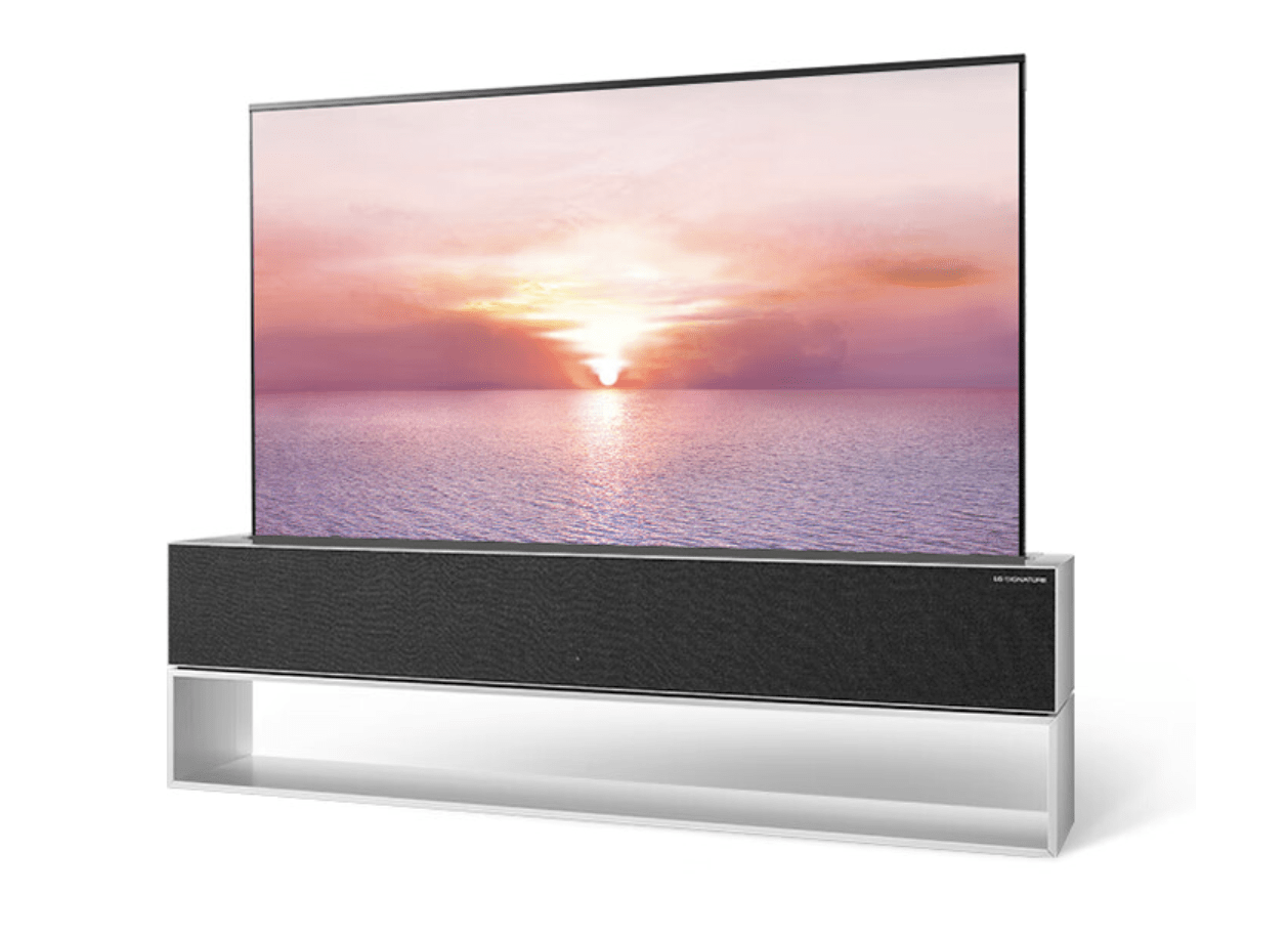 LG 超薄可卷曲 OLED 电视开售：三种展开模式，777777 元_支持_功能_扬声器
