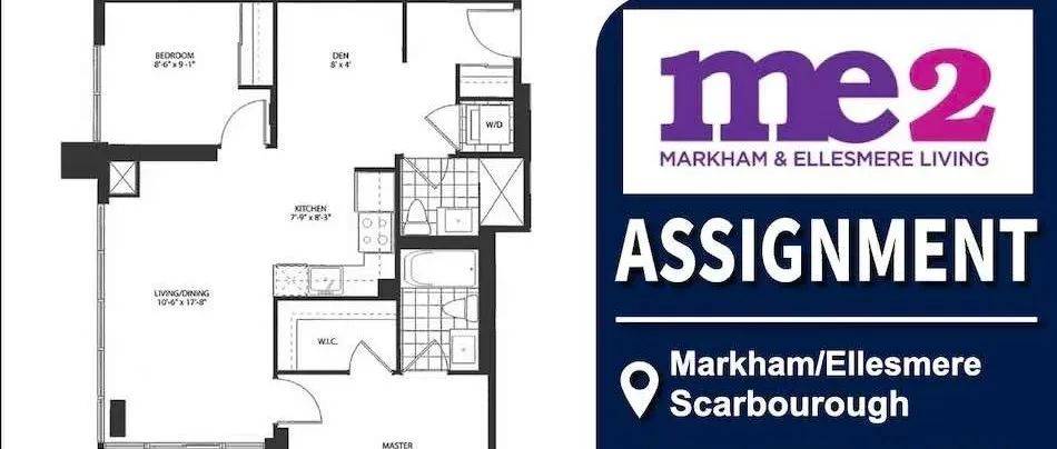 【转让】多大士嘉堡分校ME2公寓2+1卧带车位64万_Lash_设施_Markham