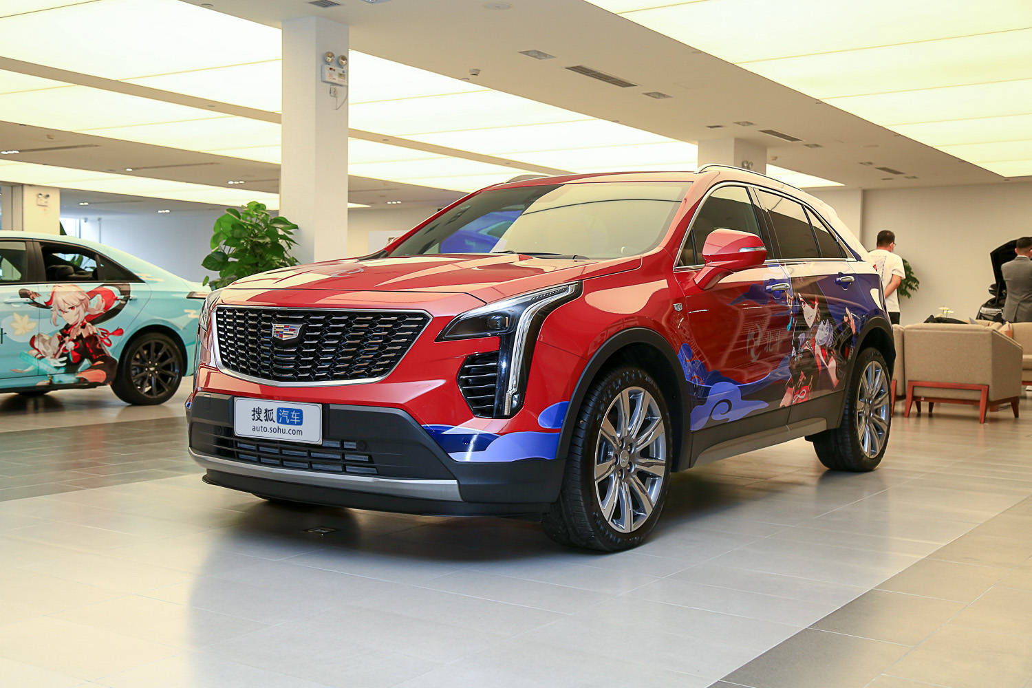 原厂痛车外观 凯迪拉克CT4/XT4原神限量版到店实拍_车型_汽车_万叶款