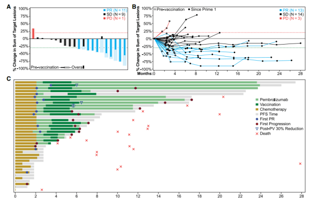 文献解析 | 个性化新抗原疫苗NEO-PV-01联合化疗和PD-1抗体治疗非鳞状NSCLC_患者_细胞_恶性肿瘤