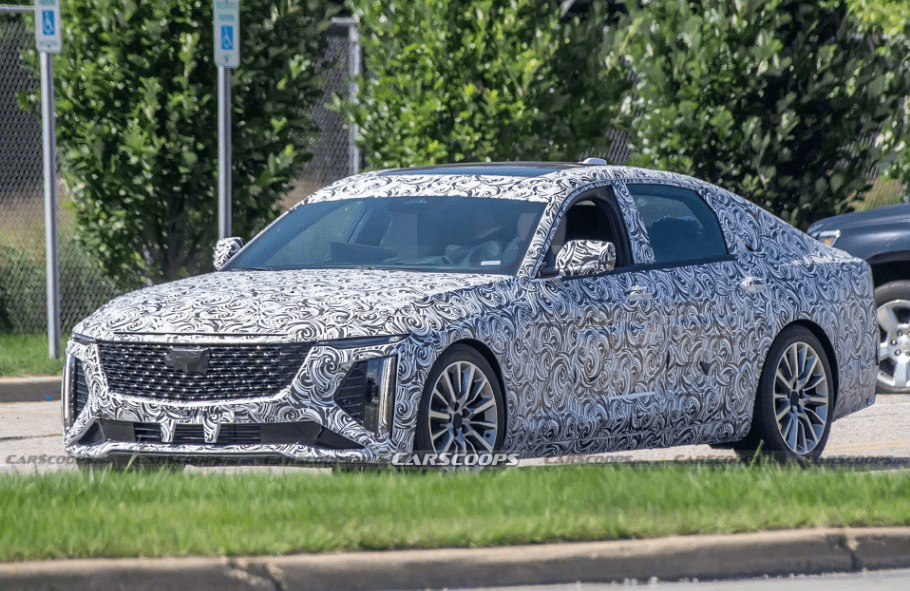 “中国特供车”凯迪拉克CT6曝光 内饰换装宝马7系曲面屏_搜狐汽车_搜狐网