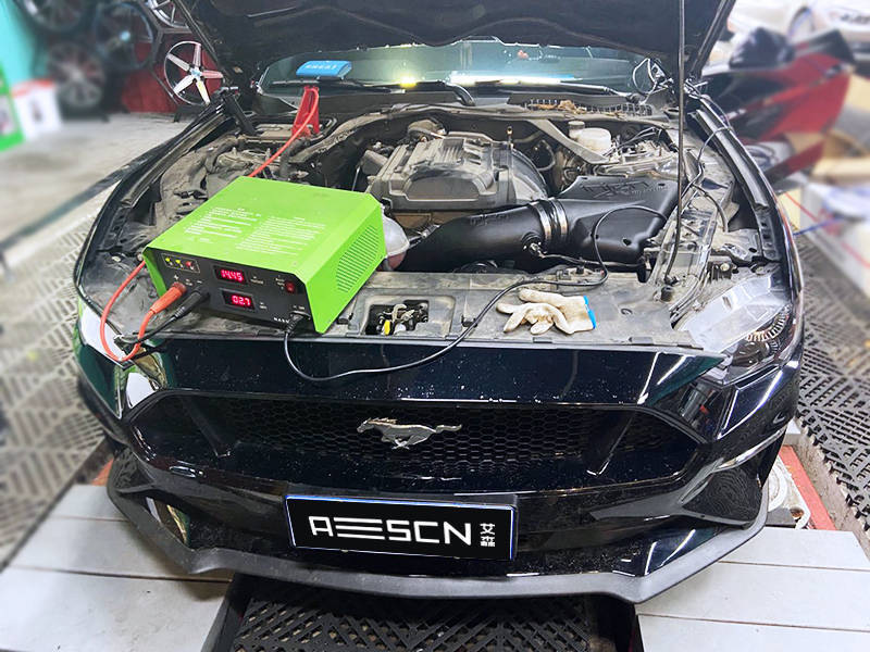 福特野马2.3T进排气改装完毕：刷ECU特调程序唤醒脱缰的野马！_搜狐汽车_搜狐网