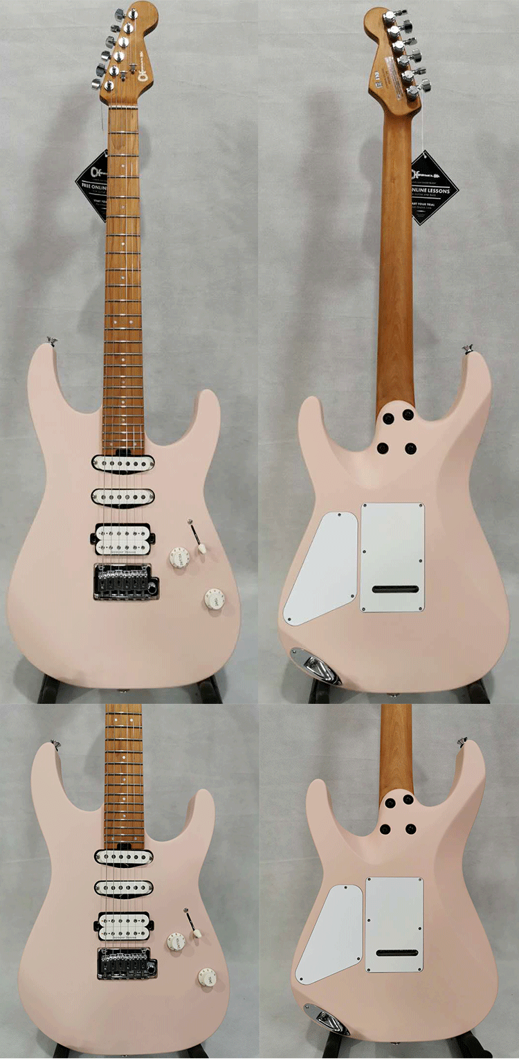 颜值、性能皆可得：墨产Charvel DK24，万元左右避不开的选择！_淘宝_乐器_风格