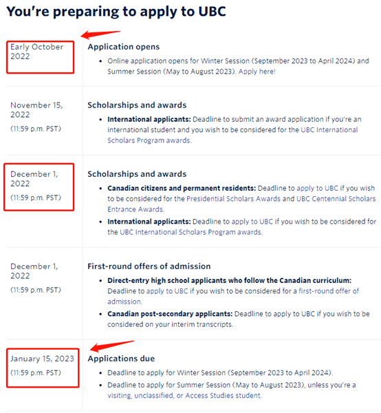 【无忧留学】23fall | 多大、UBC、麦大本科申请DDL更新！注意申请时间！_加拿大_大学_专业