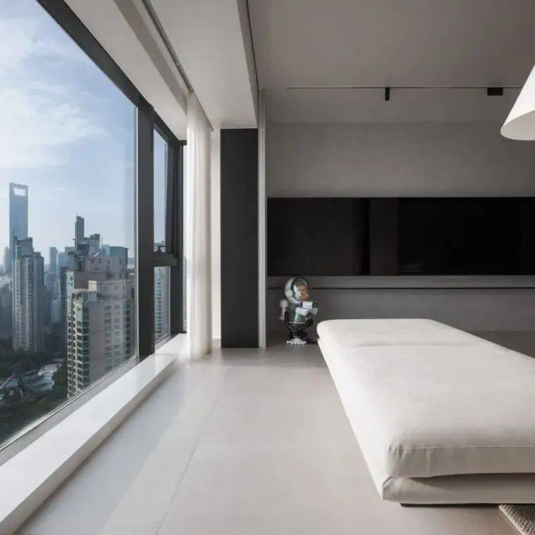 大平层，去繁就简的舒适生活_空间_设计_白色