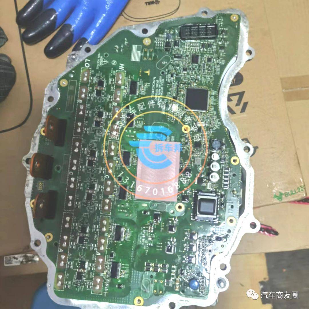 特斯拉驱动电机拆解实拍图_交流_功率_比亚迪