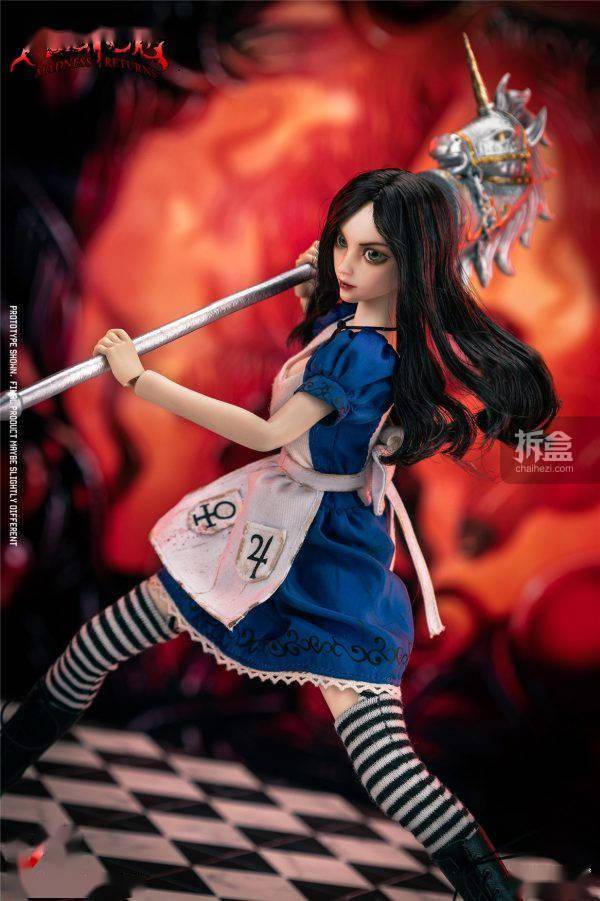 龙山重工 爱丽丝疯狂回归 ALICE 1/6游戏可动兵人女人偶_官方_地台_仿真