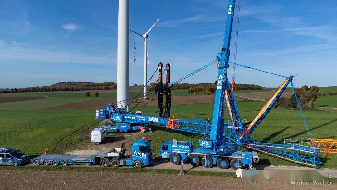 赏心悦目的起重美图，利勃海尔 LTM1650 AKM 吊装 Vestas 风机_搜狐汽车_搜狐网