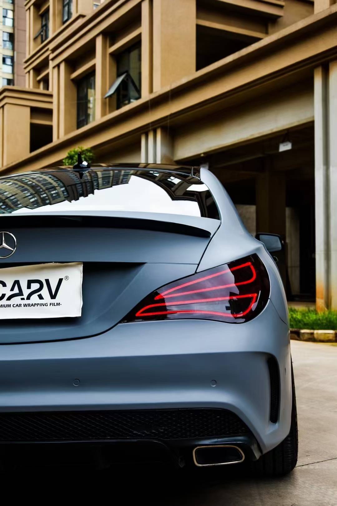 奔驰CLA200卡孚CARV改色膜消光纳多灰，越看越耐看_搜狐汽车_搜狐网